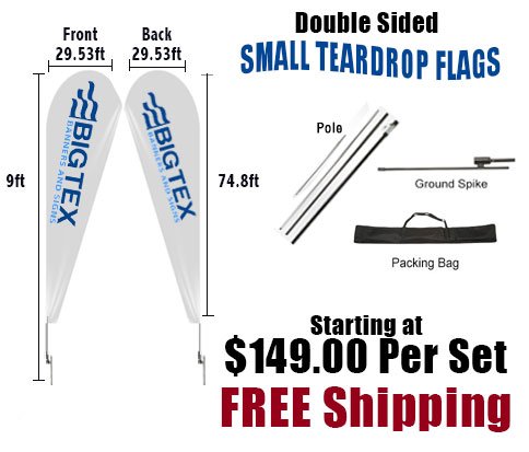 Custom Teardrop Flag - Custom Teardrop Banner FREE Design