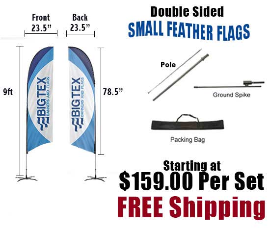 Custom Feather Flags | Save Up To $150 on Feather Banners!