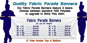 Parade Banners - Next Day Parade Banners