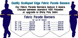 Parade Banners - Next Day Parade Banners