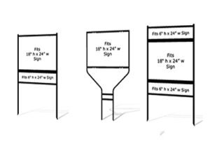 18x24 Real Estate Sign - Big Tex Banners and Flags