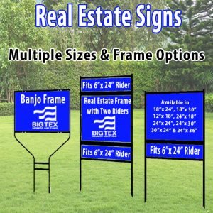 Realtor Signs - Big Tex Banners and Flags