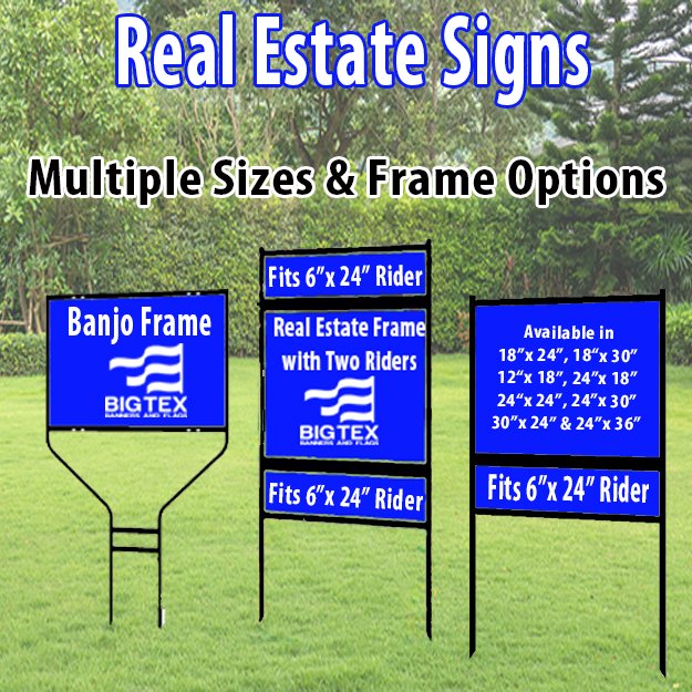 Realtor Signs Big Tex Banners And Flags