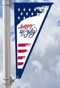 Triangle Pole Banners Design Service - Big Tex Banners and Flags