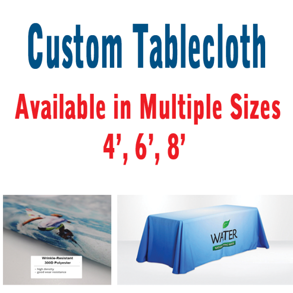 Custom Tablecloths - Big Tex Banners and Flags