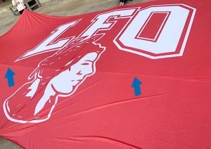 Breakaway Banners - Football Run Through Signs Custom Design