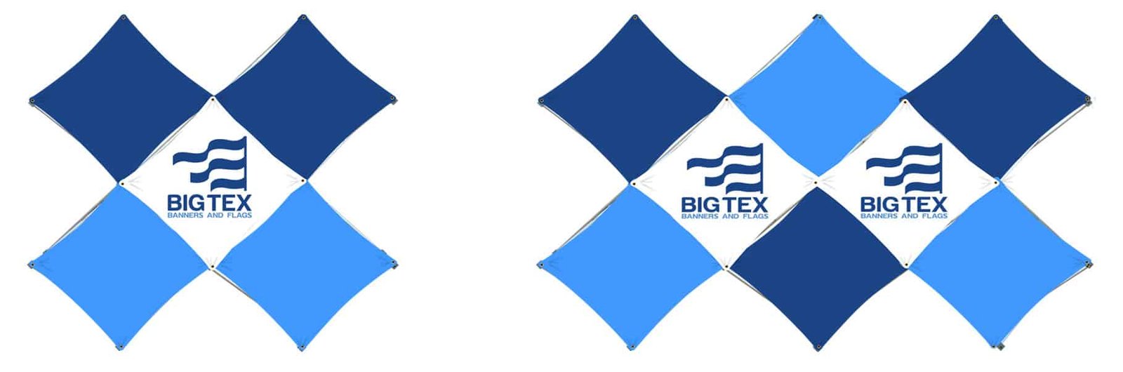 Floor Grid Pop Up Displays - Big Tex Banners and Flags